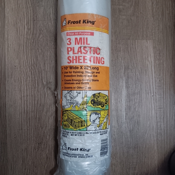 Bedding | Clear Plastic Sheeting 1 Wide X 25 Long | Poshmark